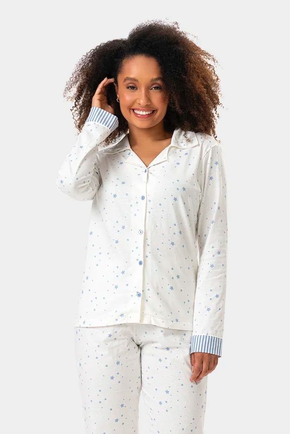 Pijama Feminino Adulto Americano Longo Bear | Luxos da Cintia