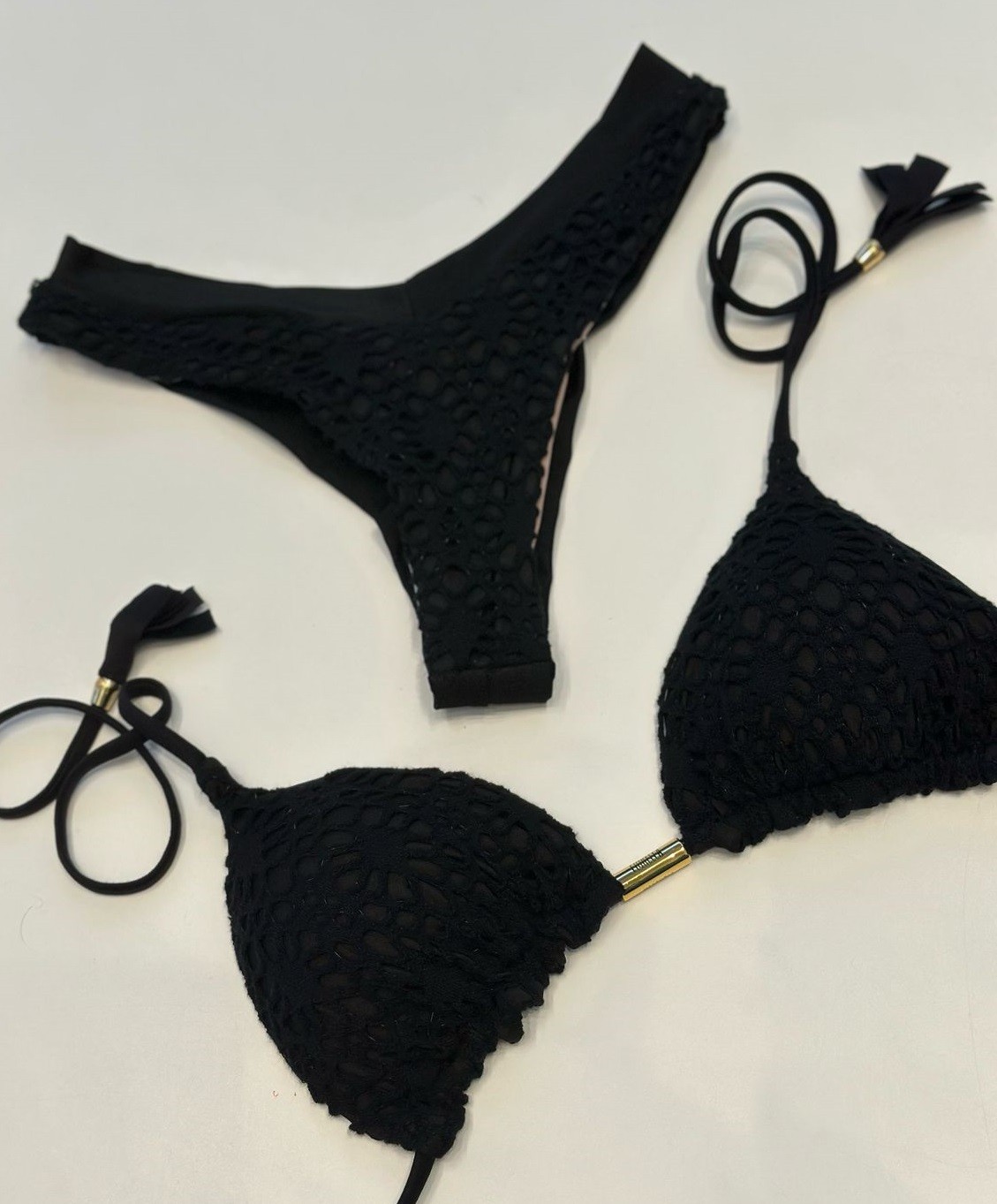 Biquini coconut preto | Luxos da Cintia